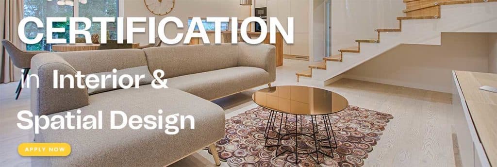 Certification in Interior and Spatial Design (1yrs) - Animaster.com